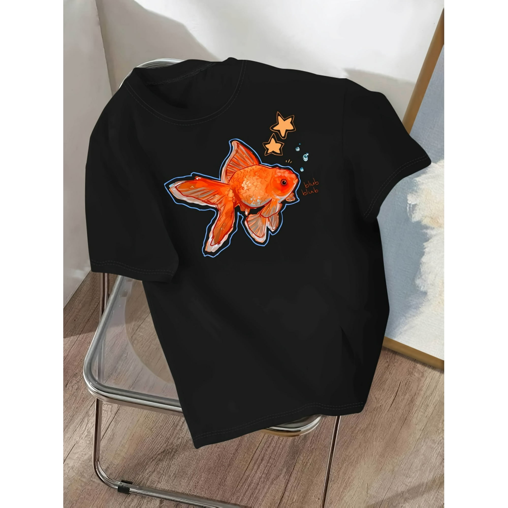 Click here for Generic Colorful Goldfish Bubble And Star Printed... prices