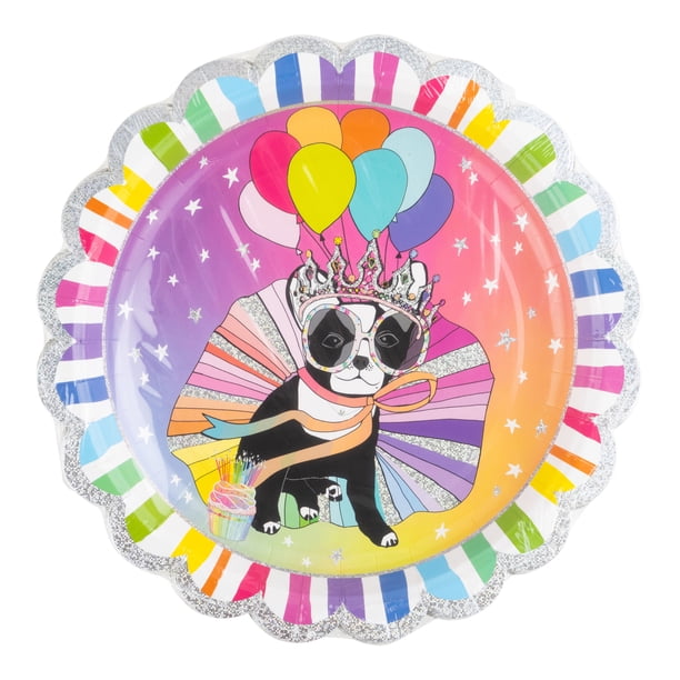 Strictly Fancy 9" 10 Count Paper plates - Walmart.com