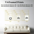 3pcs Frameless Canvas Wall Art - Contemporary Christmas Theme with ...
