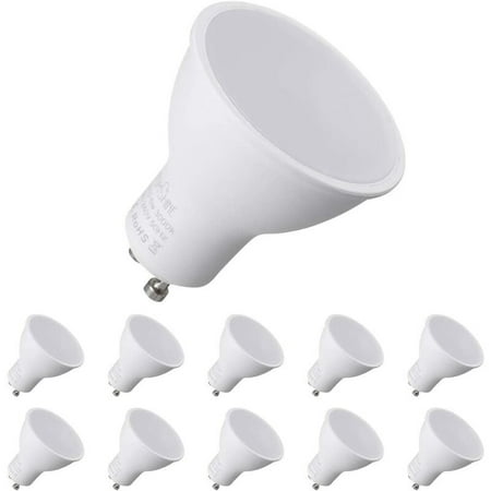 GU10 LED Light Bulbs, 7W Halogen Bulb Equivalent 70W, 550ml, Warm White ...
