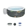 Bestway Hot Tub + Bestway Spa Seat (2 Pack) + Bestway Pillows (2 Pack ...