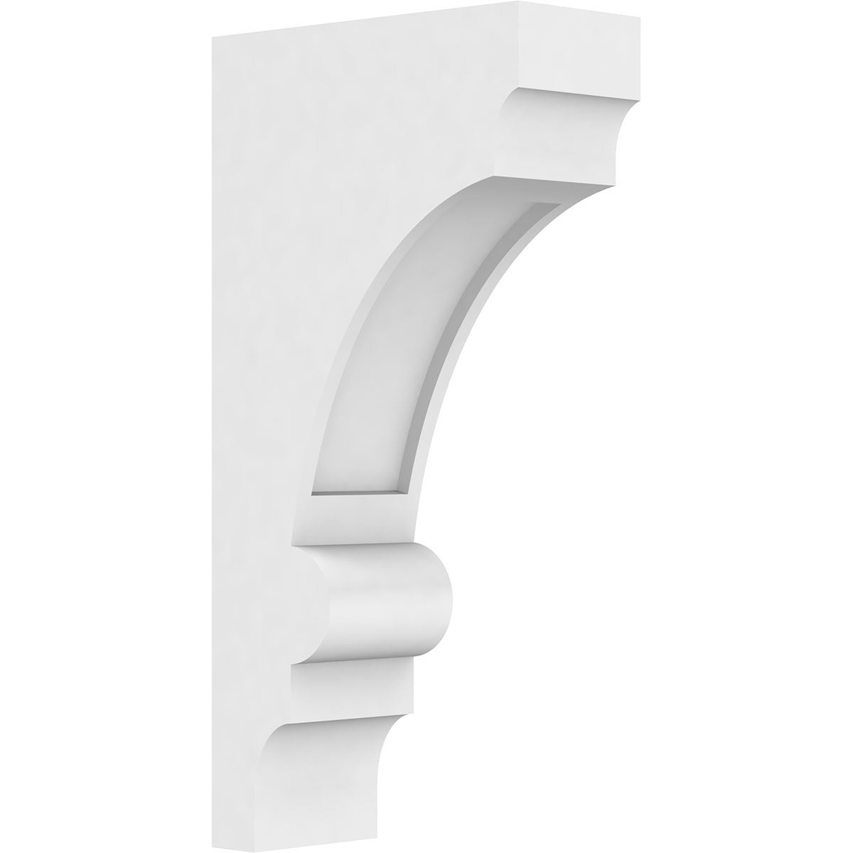 3"W x 8"D x 16"H Standard Diane Architectural Grade PVC Corbel ...