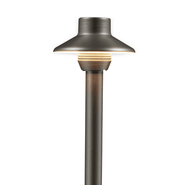 Gardenreet Solid Brass Low Voltage Landscape Pathway Light, LED Outdoor ...