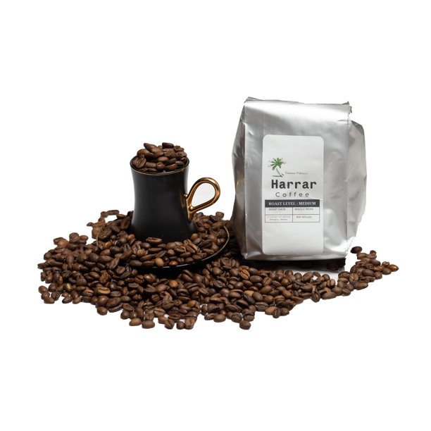 Tomoor Palmera Ethiopian Harrar Coffee - Organic Whole Bean, Medium ...
