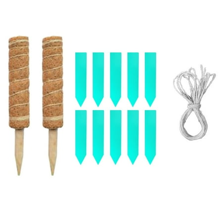 Moss Poles - Extendable Coco Coir Poles - House Plant Support - Totem ...