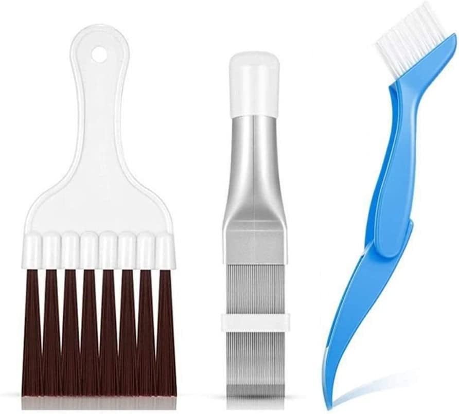 3PCS Air Conditioner Condenser Fin Comb,Cleaning Brush Set,Metal Air ...