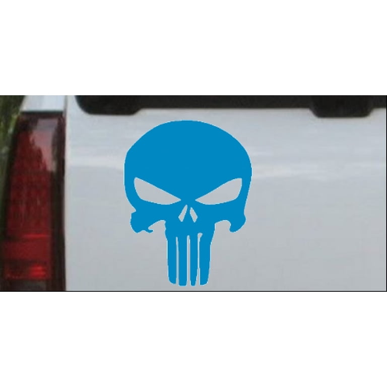 Blue Punisher Skull