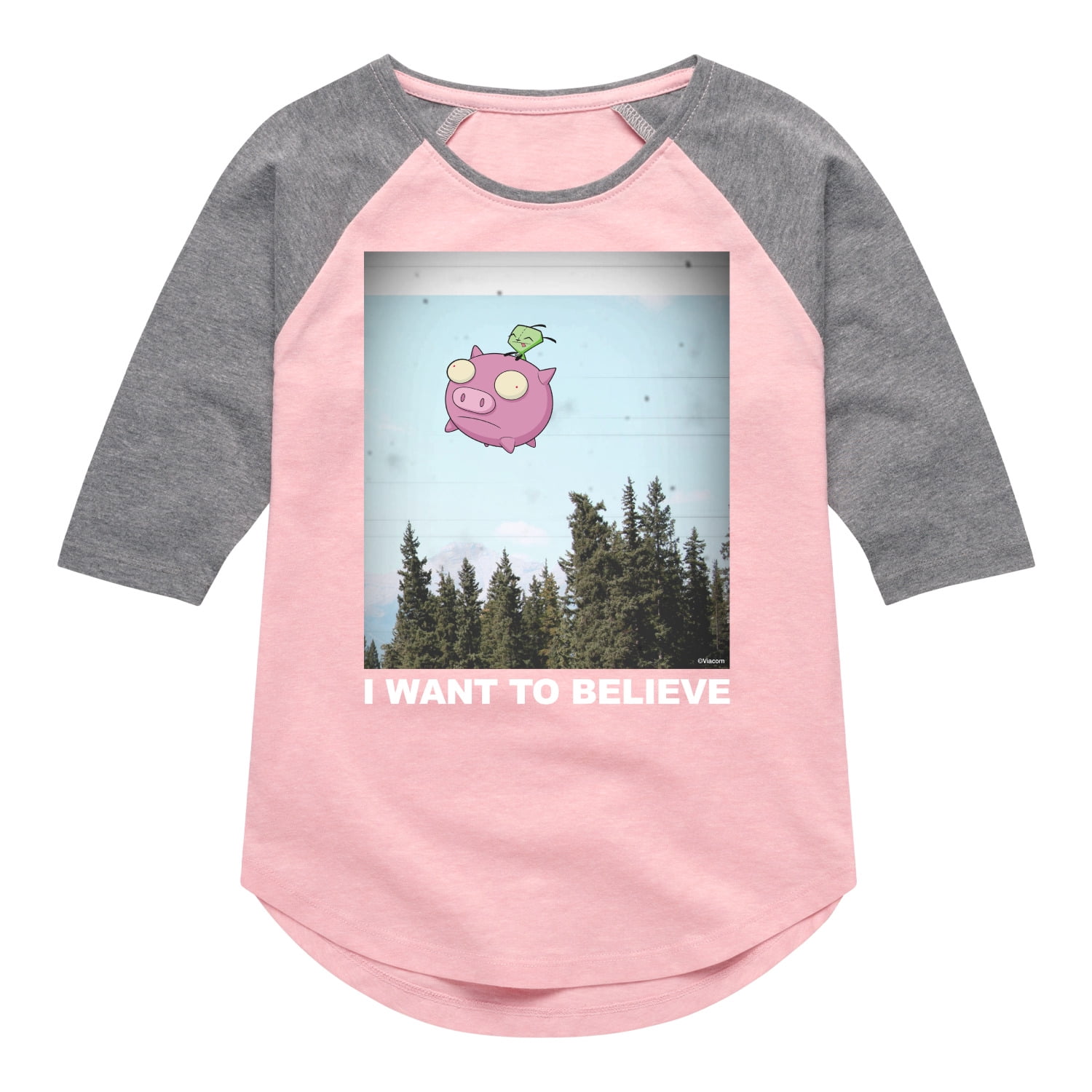 Invader ZIM - GIR Sitting on Flying Pig - I Want to Believe - Toddler ...