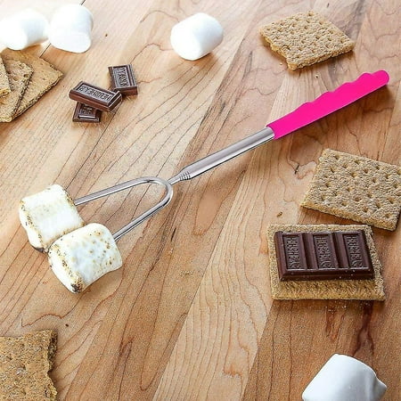 Marshmallow Toasting Kit,5 Pcs Marshmallow Roasting Bbq Sticks For Kid ...