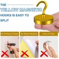 Magnetic Hooks Heavy Duty, 120LBS Strong Magnetic Hook Cruise for ...