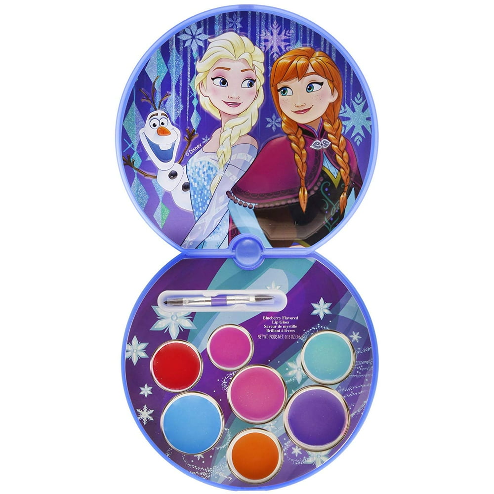 Frozen Anna And Elsa Slide Out Lip Gloss Compact