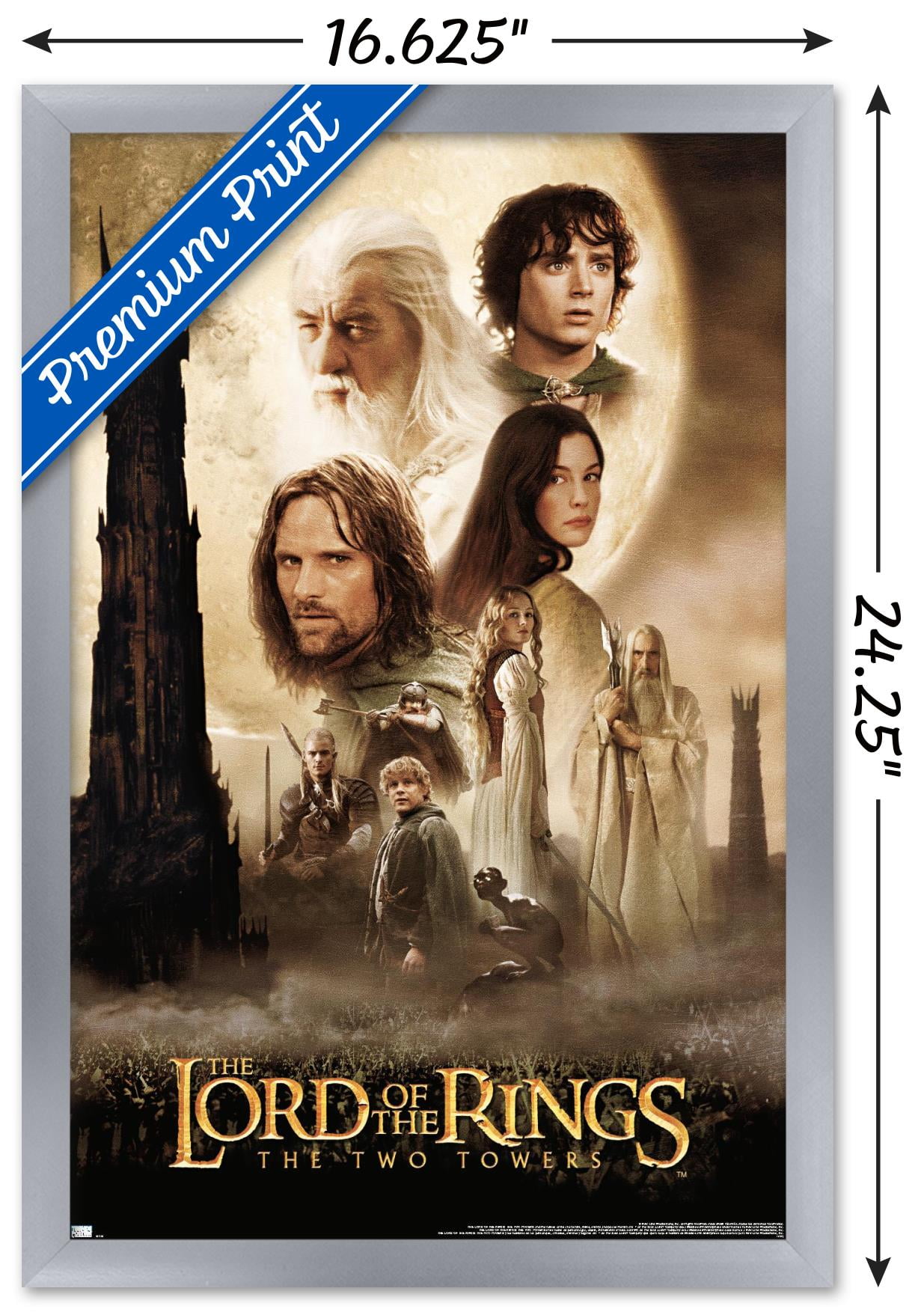 Lord Of The Rings Two Towers Poster