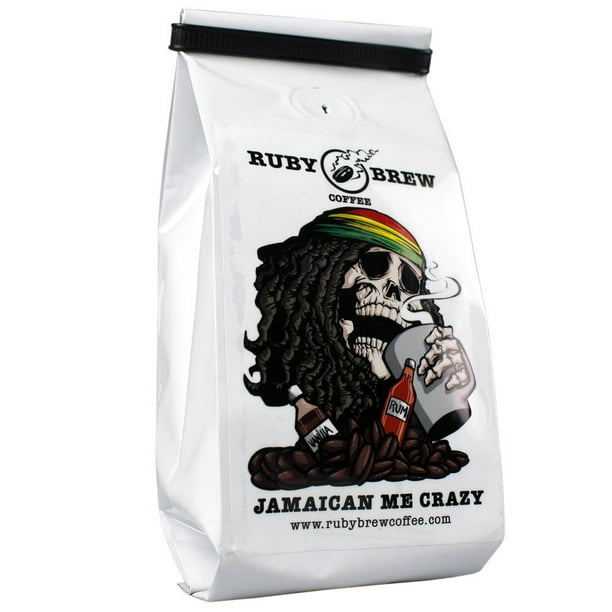 Ruby Brew Coffee 16 oz Jamaican Me Crazy Coffee Blend Ground Medium ...