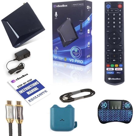 Vseebox V5 Pro 6K Ultra HD Streaming Media Player with Voice Control ...