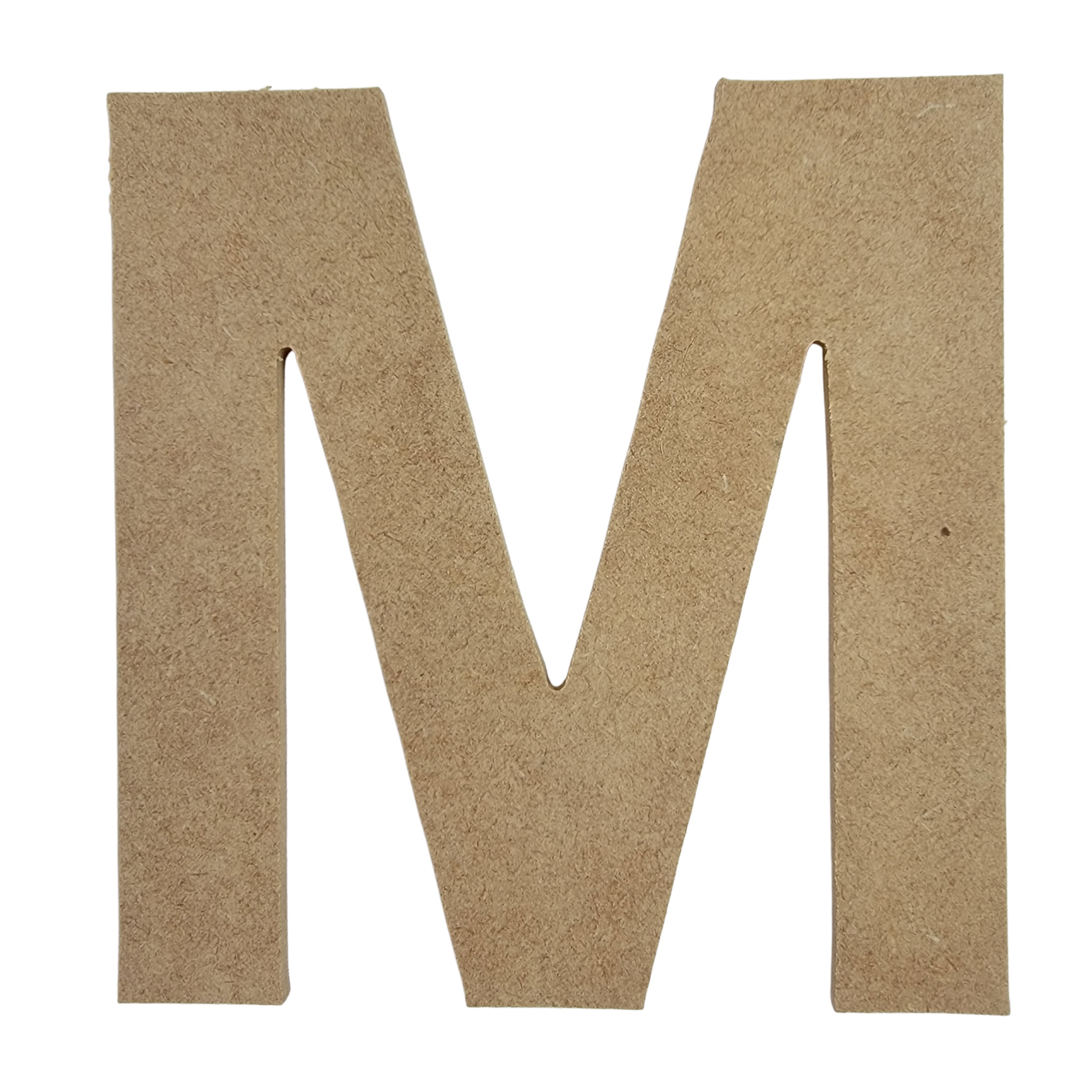 Wooden Letter Unfinished, Arial Font, Craft Cutout - Walmart.com
