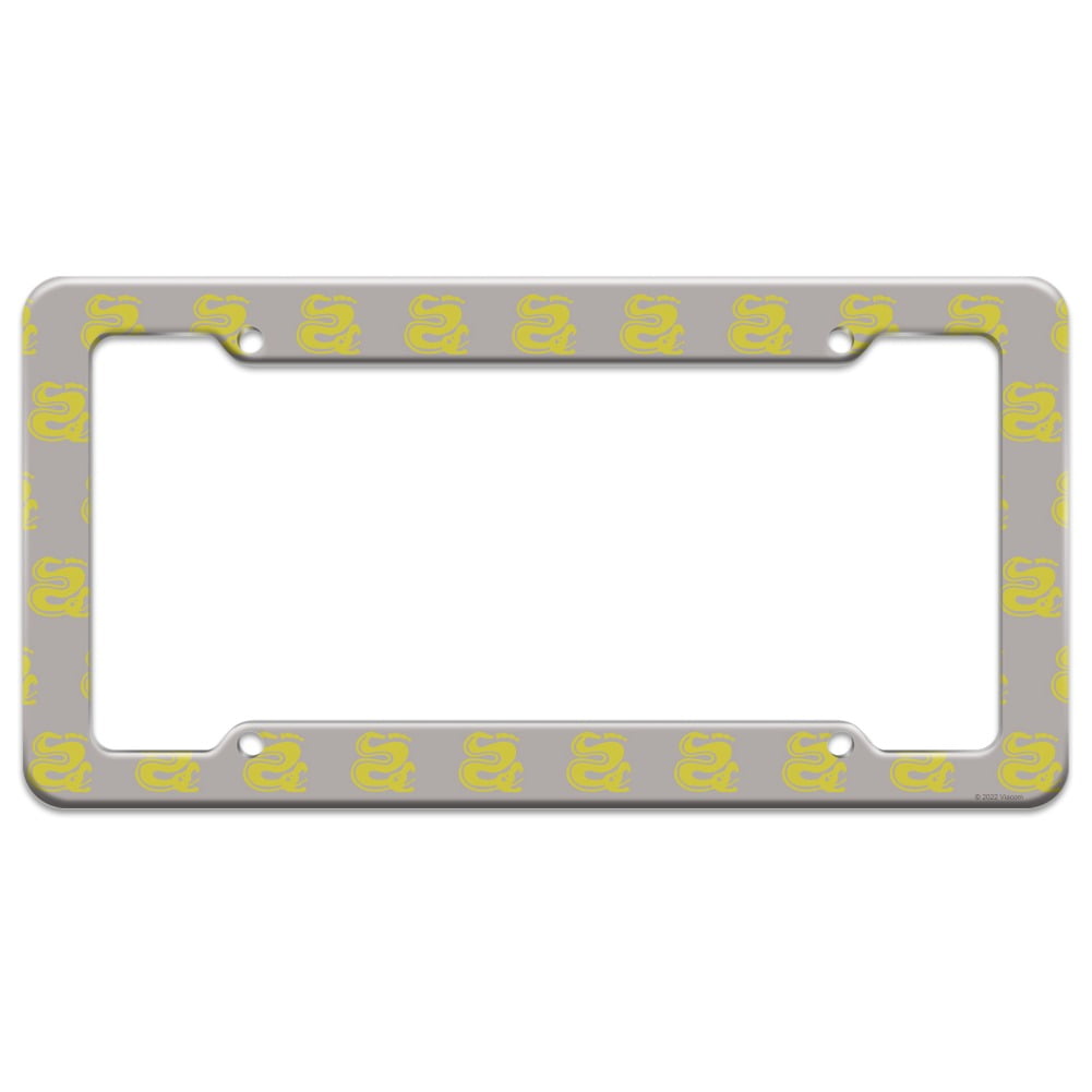 Hidden Temple Silver Snakes License Plate Tag Frame - Walmart.com