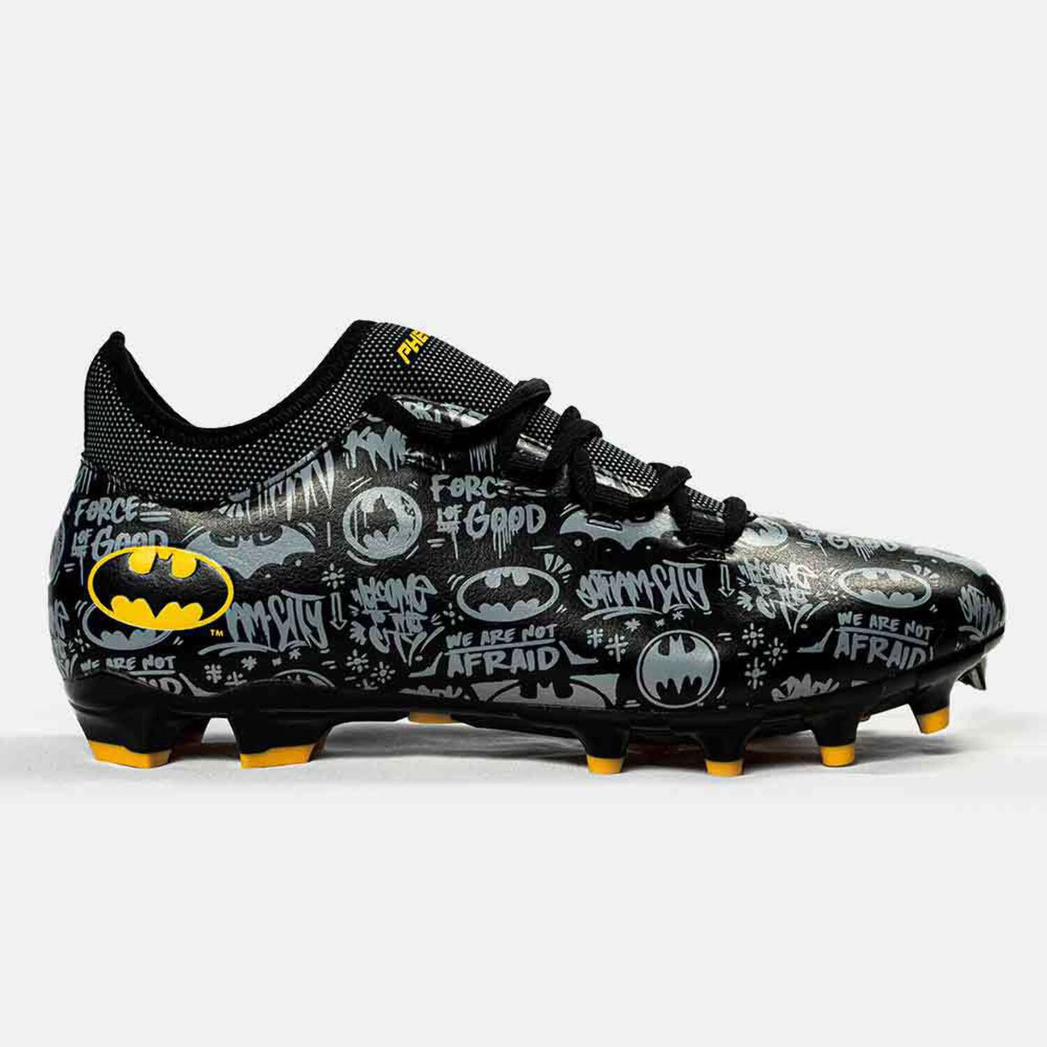 Batman Football Cleats - Velocity 2.0 by Phenom Elite - Walmart.com