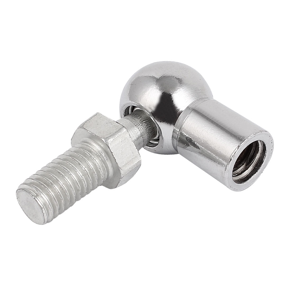 Unique Bargains 10mm Male 10mm Female Thread L Shape Ball Joint Rod End ...