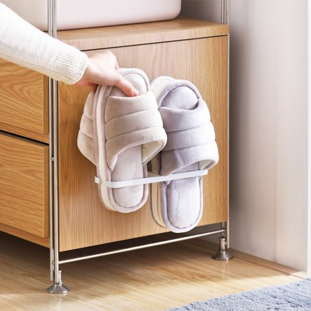 Zeus 1 Set Convenient Slippers Shelf Practical Iron Wall-mounted Space ...