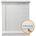 29" W X 64" H Cordless Window Blinds 1" Slat PVC Vinyl Venetian ...