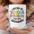 Last Day Of School Autograph 5Th Grade Graduation Boys Girls Coffee ...