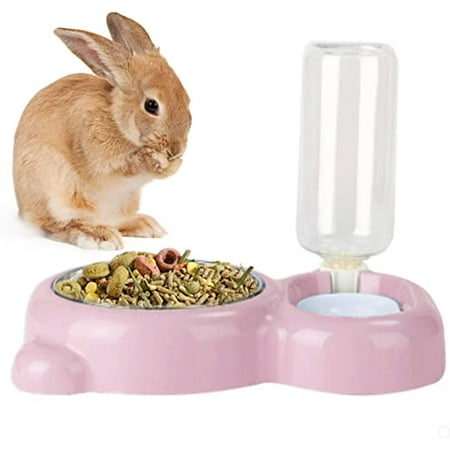 ShenMo Automatic Stainless Steel Rabbit Water Dispenser Removable Bowl ...