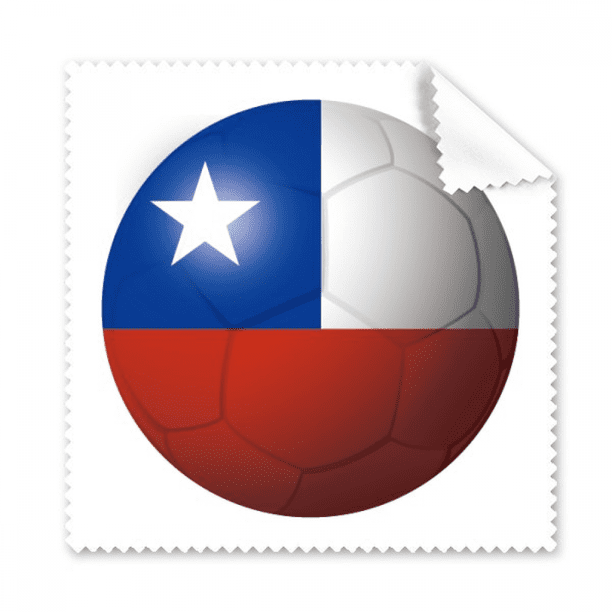 chile national flag soccer football cleaning cloth ph screen glasses ...