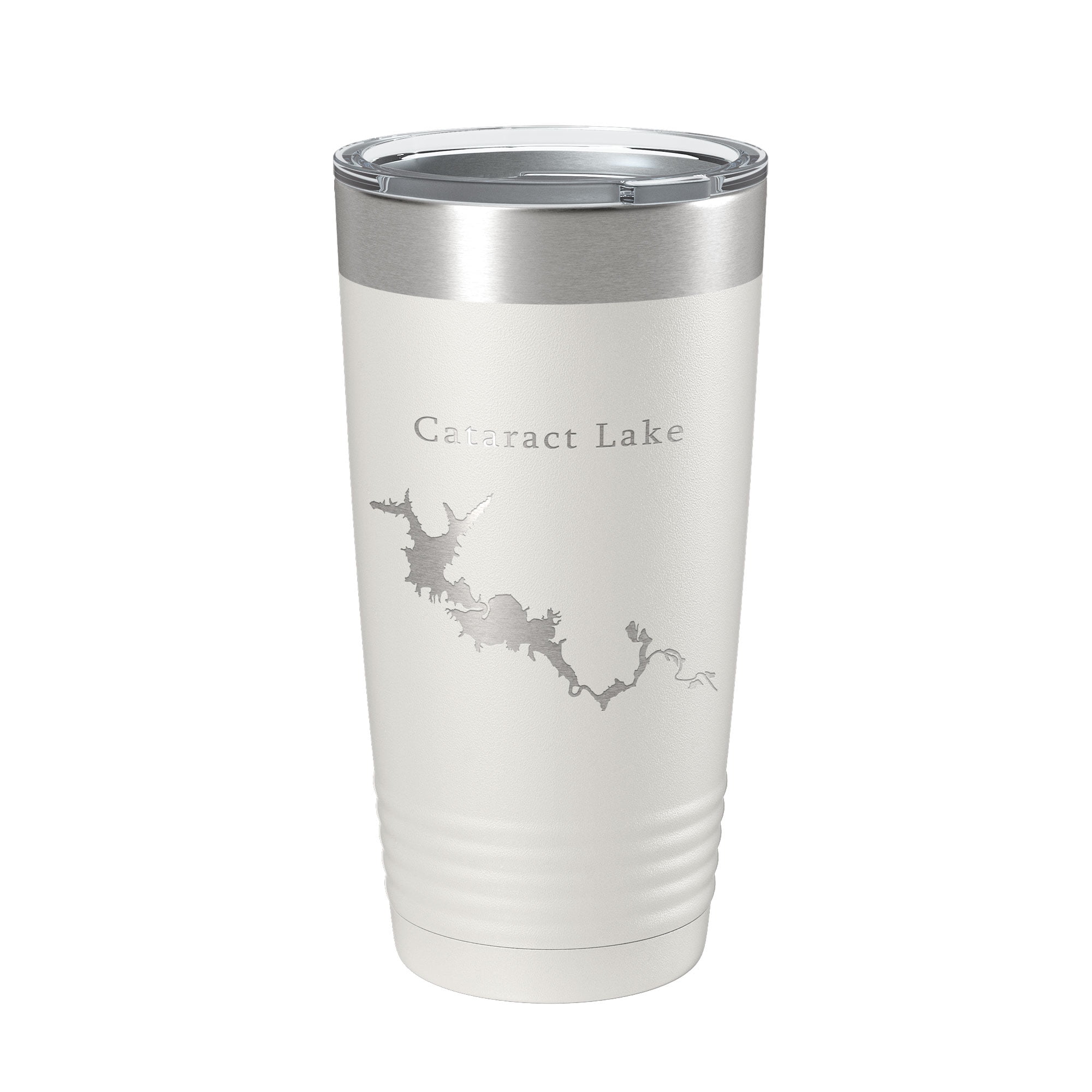 Cataract Lake Map Tumbler Travel Mug Insulated Laser Engraved Coffee ...