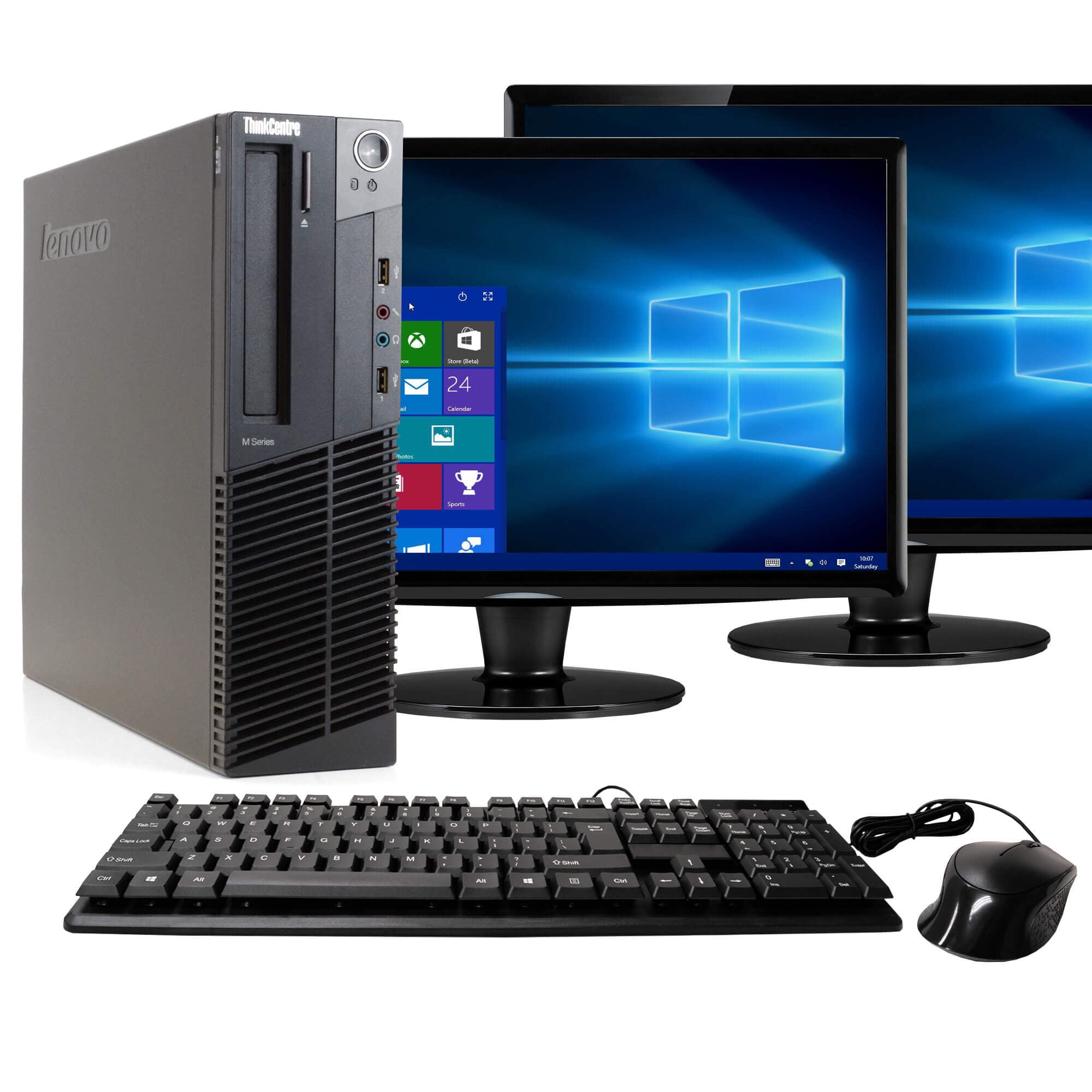 IBM ThinkCentre M92P Desktop Computer PC, Intel Quad-Core i5, 240GB SSD ...