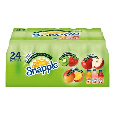 Snapple Juice Variety Pack, 20 Fluid Ounce (Pack of 24) - Walmart.com