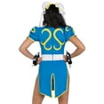 Leg Avenue Women's Street Fighter Chun-Li Costume, Blue, Medium/Large ...
