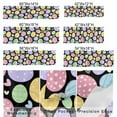 Easter Eggs Valances for Windows, Spring Cute Pink Yellow Green Blue ...