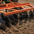 Titan Attachments 5ft Notched Disc Harrow Plow, Lawn Machine for Cat 1 ...