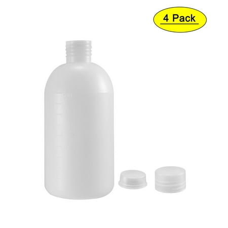 Plastic Lab Chemical Reagent Bottle 500ml/16.9oz Small Mouth Sample ...