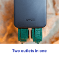 Wyze Smart Home Indoor/Outdoor Plug, WiFi Enabled, Black, Weather ...