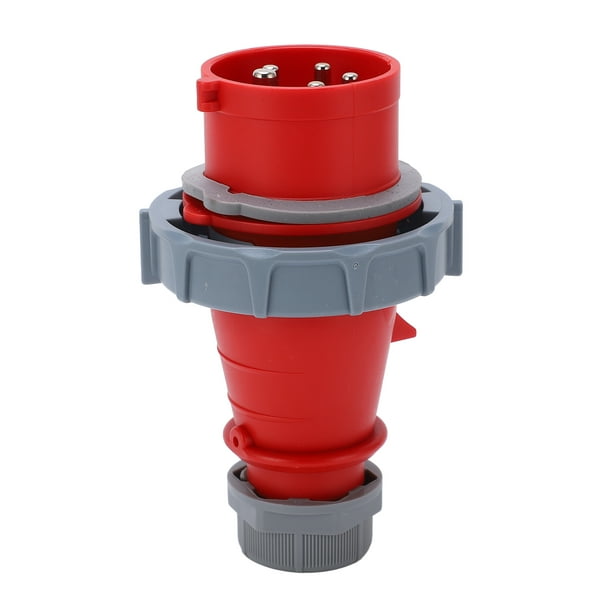 Plug, Safe PA66 Brass Heat Resistant Industrial Site Connector 220-380V ...