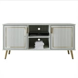 Castle Place Glam 47" TV Stand Console for TVs up to 55", Light Gray ...