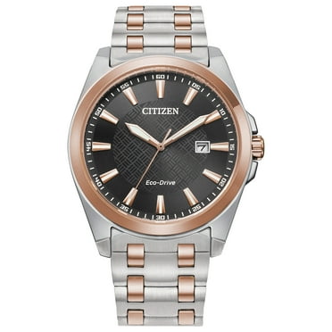 Citizen Men's Chandler Eco-Drive Watch, Green Dial, Brown Leather Band ...