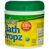 Crayola Color Bath Dropz Water-Coloring Tablets, 3.59 oz, 60 Ct ...