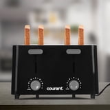 Courant 4-Slice Stainless Steel Toaster with Cool-Touch Plastic, Auto ...