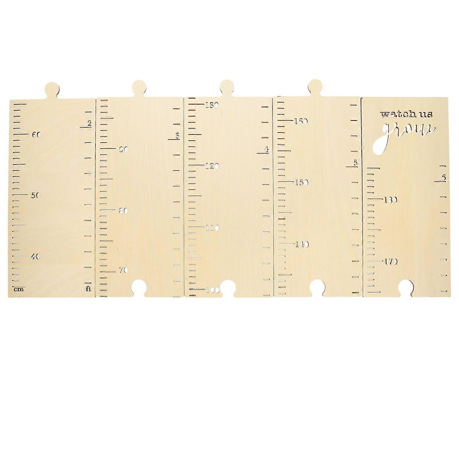 1 Set Puzzle Height Chart Wooden Height Chart Measuring Chart Growth ...