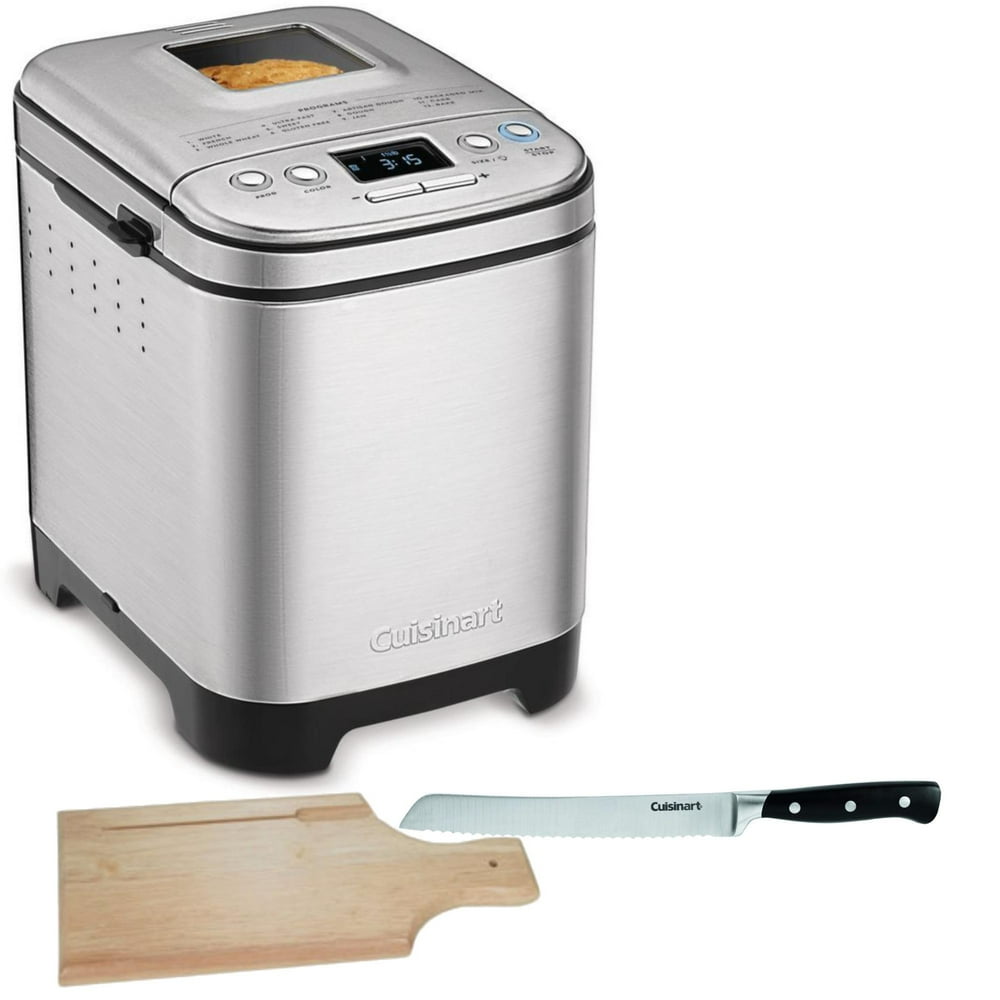 Cuisinart Cbk 110 Compact Automatic Bread Maker Silver With Knife And