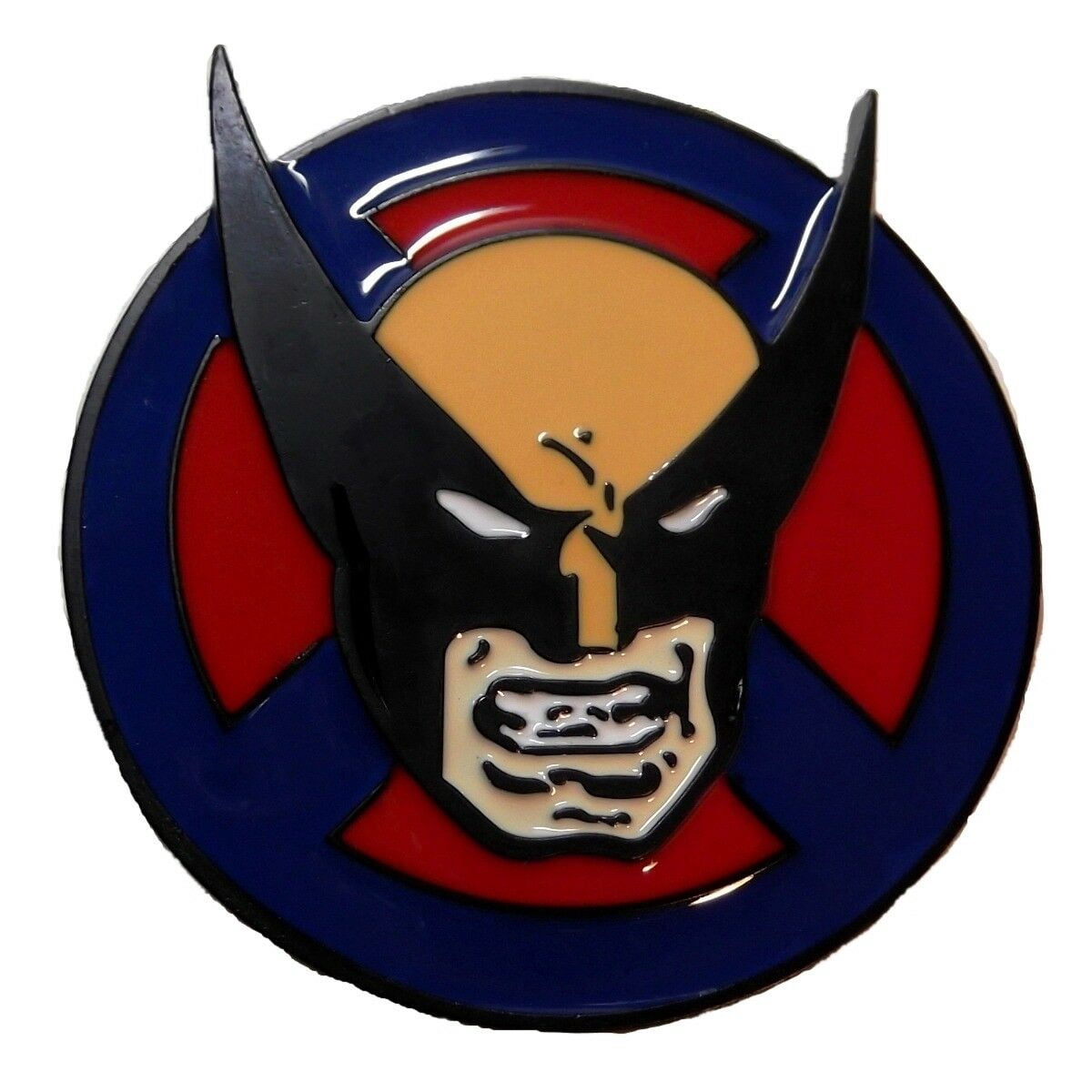 Comics Wolverine X-Men Logo Metal/Enamel Belt Buckle - Walmart.com