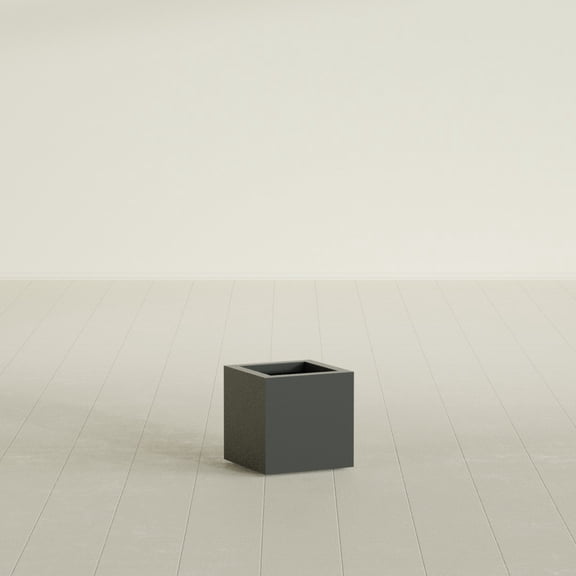 Greenline Jack Square Cube Planter - Indoor/Outdoor Large Fiberglass ...
