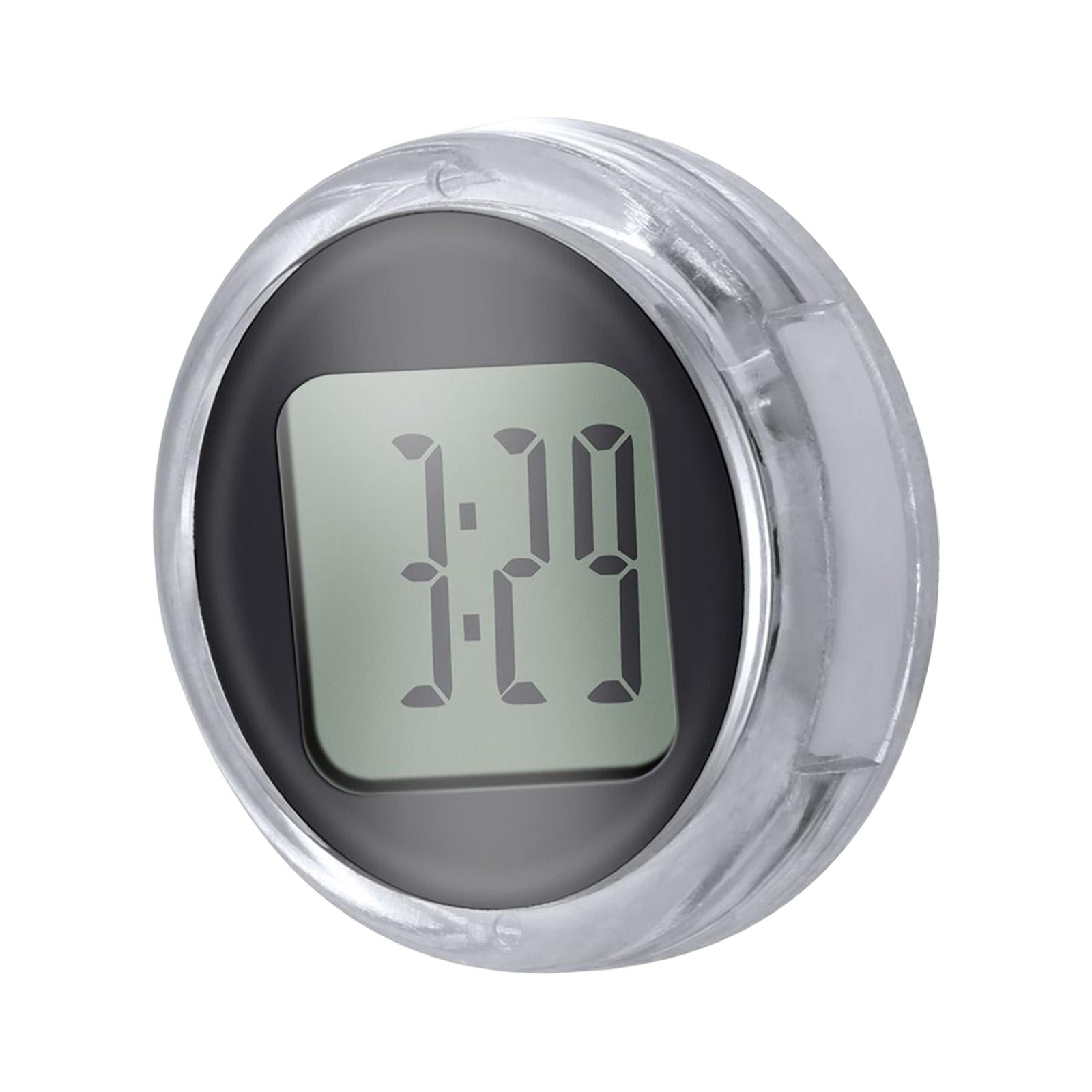 Mini Motorcycle Digital Clock Motorcycle Handlebar Clock Watch for Auto ...