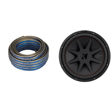 KICKER 15-Inch Subwoofer, 500W, 2-Ohm DVC, COMPVR Series - Walmart.com