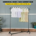 BENTISM Z-Truck Clothing Rack Rolling Garment Z Rack Lockable Casters ...