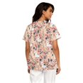 Binienty Alpaca Floral Print Medical Uniform for Women Short Sleeve ...