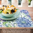 CounterArt Beautiful Hydrangea Washable Reversible Plastic Placemats ...