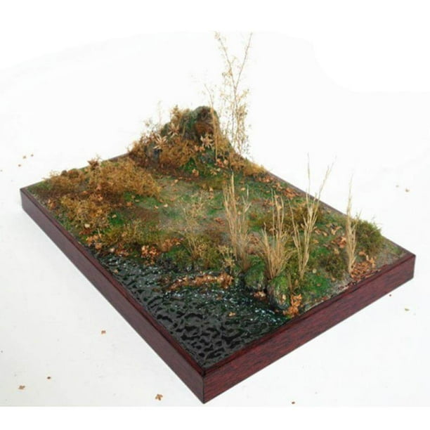 1:35 Scale Sand Base Meadow Build and Painted for Diorama Building ...